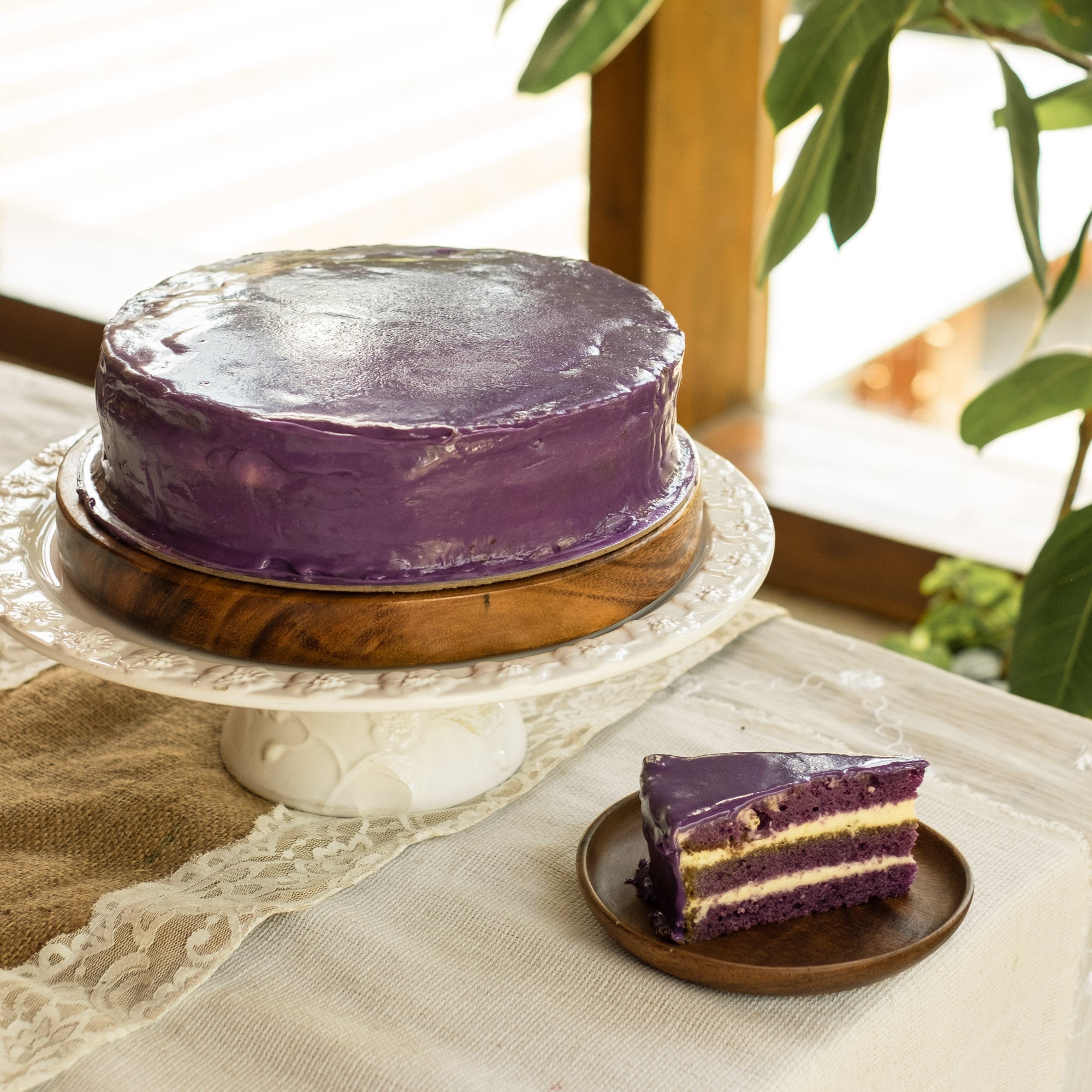 Ube Cake – Cafe Agapita